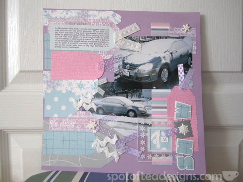 Scrapbooking.... about your car? - Spot of Tea Designs