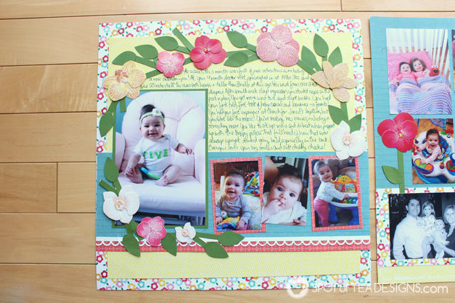 Hailey's First Year Scrapbook: Part 5 | Spot of Tea Designs