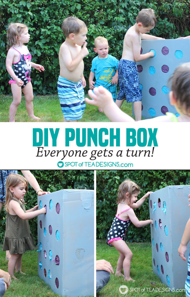 DIY Punch Box Tutorial - Like a pinata but everyone gets a turn!