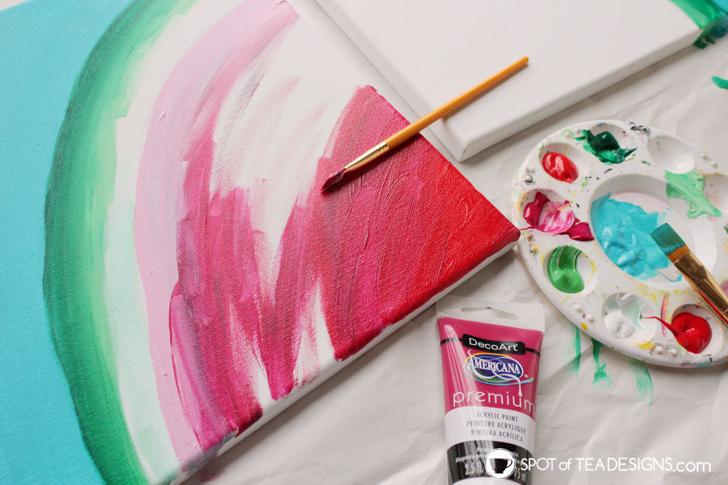 Sweet Summer Watermelon Canvas Art | Spot of Tea Designs